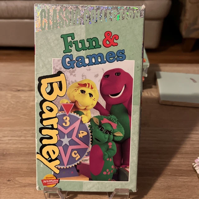 BARNEY - BARNEYS Fun and Games (VHS, 2000, Classic Collection) £8.73 ...