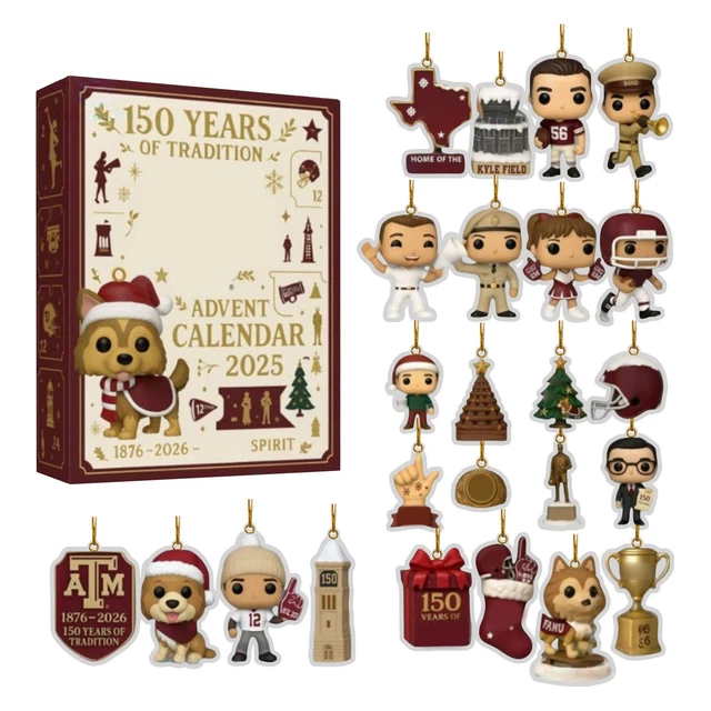 150 YEARS OF Tradition Advent Calendar 24 Days 2D Christmas Countdown ...
