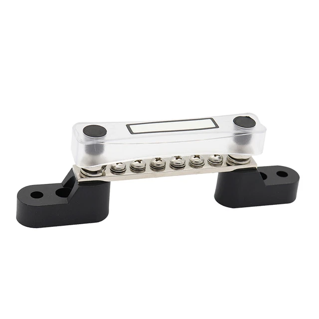 BUS BAR 12V Electrical Terminal Single Junction Box with M6 Stud Kit ...