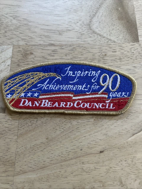 DAN BEARD COUNCIL 90 years of scouting ann BSA CSP Patch $11.18 - PicClick CA