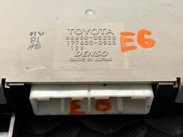 TOYOTA 4RUNNER AC HVAC Air Conditioner Temperature Climate AMP ...