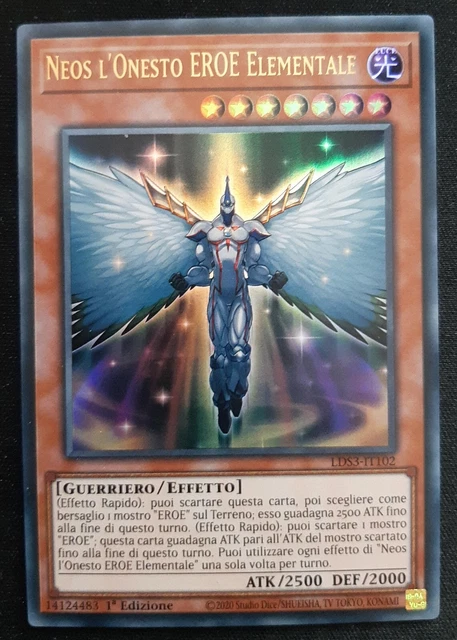 Neos Lonesto Eroe Elementale Ultra Rara In Italiano Dusa It028 Yugioh Eur 250 Picclick It
