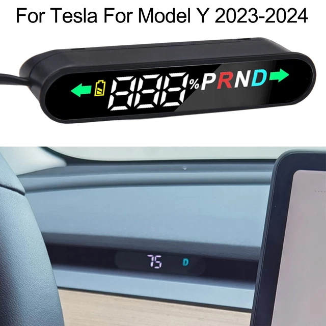 POUR TESLA POUR modèle Y 2023 2024 tableau de bord électronique HUD ...