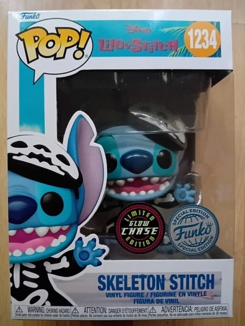 FUNKO POP LILO & Stitch - Skeleton Stitch #1234 - Limited Glow Chase ... FUNKO POP LILO & Stitch - Skeleton Stitch #1234 - Limited Glow Chase ...