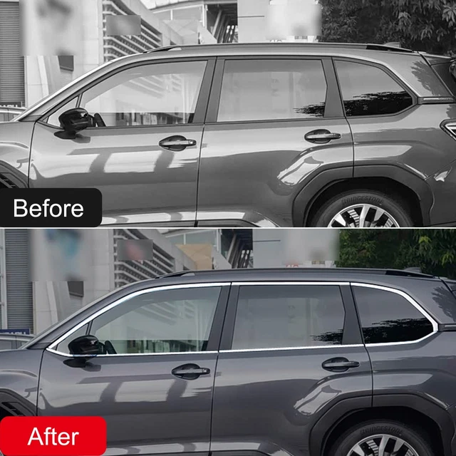 FOR SUBARU FORESTER 2025-2026 Exterior Car Door Window Frame Decor ...