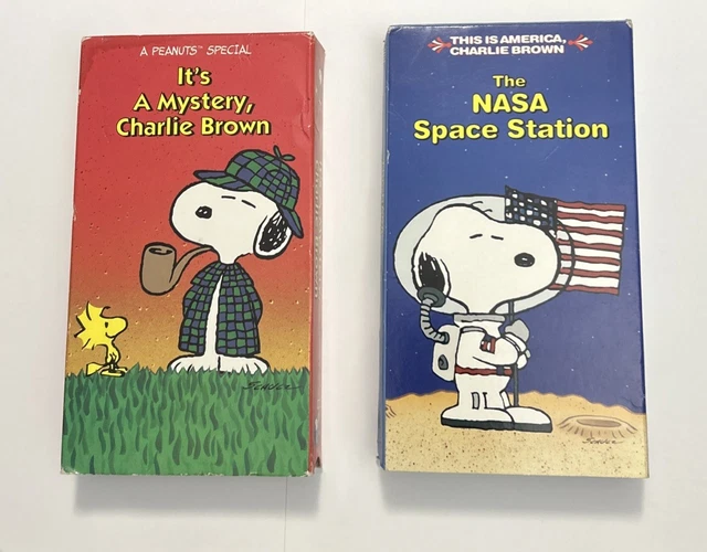 CHARLIE BROWN THE NASA Space Station/It’s A Mystery VHS Lot £12.21 ...