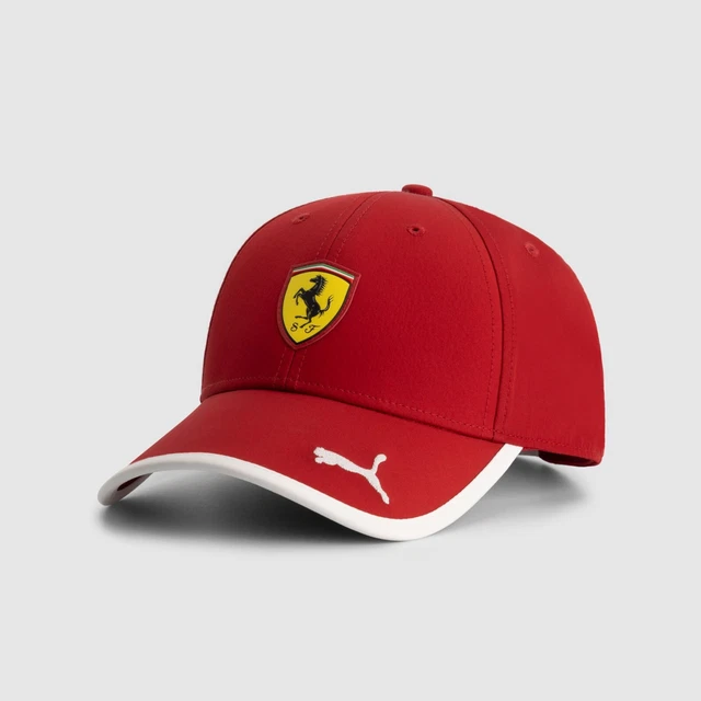 SCUDERIA FERRARI F1 PUMA Classic Logo Red Kids Baseball Cap 2025 £27.00 ...