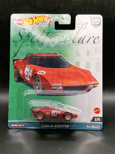 HOT WHEELS PREMIUM Spettacolare Lancia Stratos Model Car (B90) £9.99 ...