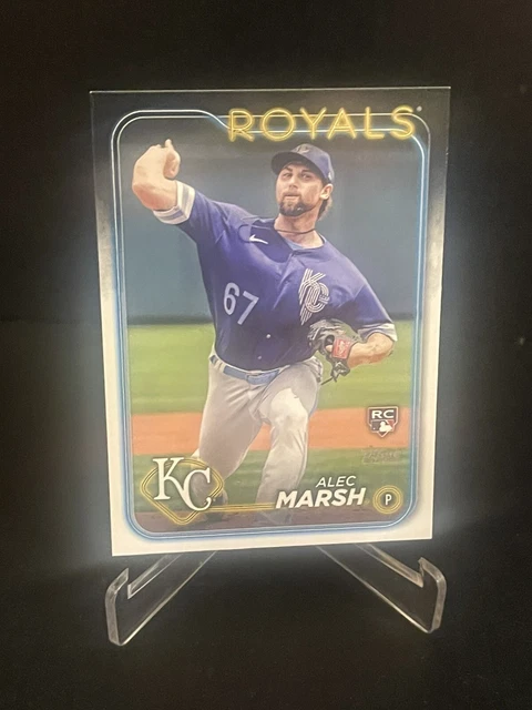 CARTA DA BASEBALL 2024 Topps Series 1 #163 Alec Marsh Kansas City ...