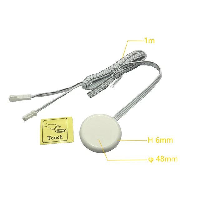 PENETRABLE WOOD PANEL Wireless Touch Sensor LED Light Switch Hand Sweep ...