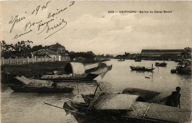 CPA AK VIETNAM HAIPHONG - Sortie du Canal Bonal (321403) EUR 9,99 ...