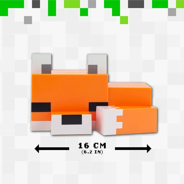 MINECRAFT FOX NIGHT Light - Officially Licensed Cute Lamp, Gifts for ...