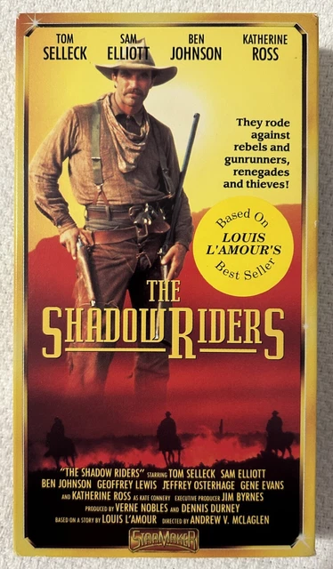 THE SHADOW RIDERS (VHS, 1991) Tom Selleck Sam Elliot - Tested £1.93 ...
