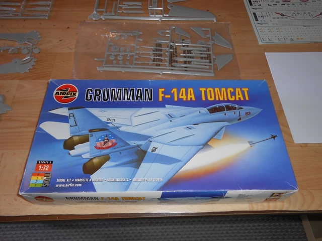 AIRFIX GRUMMAN F-14 tomcat KIT 05013 1/72 SCALE. £3.22 - PicClick UK