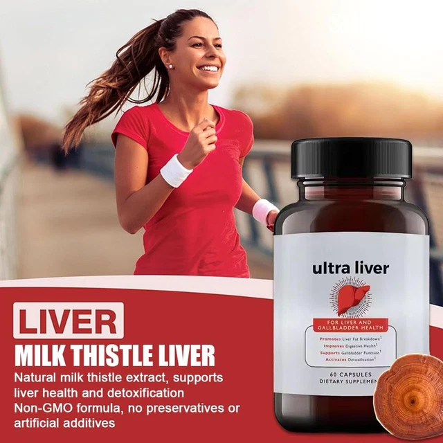 MILK THISTLE CAPSULES - For Liver and Gallbladder Healthy - 60 Capsules ...