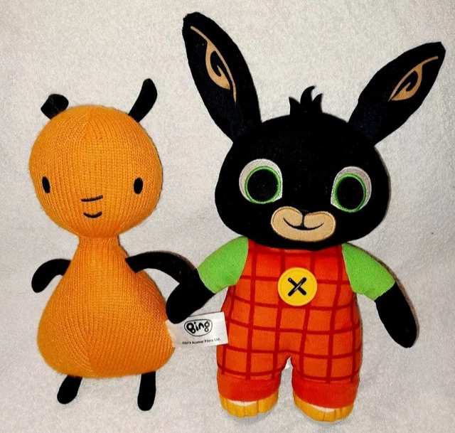 BING BUNNY & Flop Cbeebies 12 inch Talking Plush Soft Toys Great ...