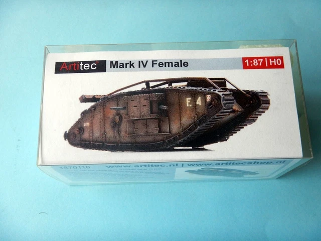ARTITEC 1870116 1/87 scale WW1 British Army Mark IV tank kit £19.44 ...