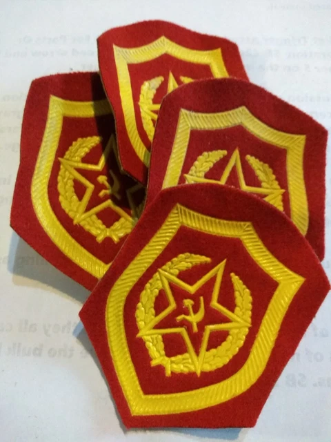 ARMY MOTORISED RIFLE Infantry (USSR CCCP) X4 Patches £16.00 - PicClick UK