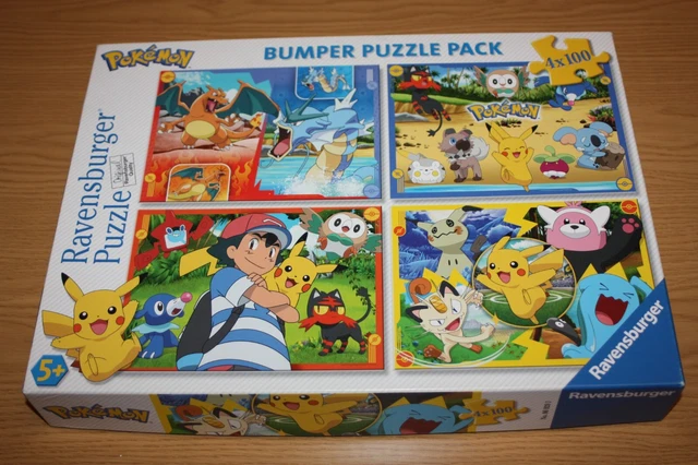 RAVENSBURGER JIGSAWS - Pokemon From Alola - Bumper Puzzle Pack - 4 x ...