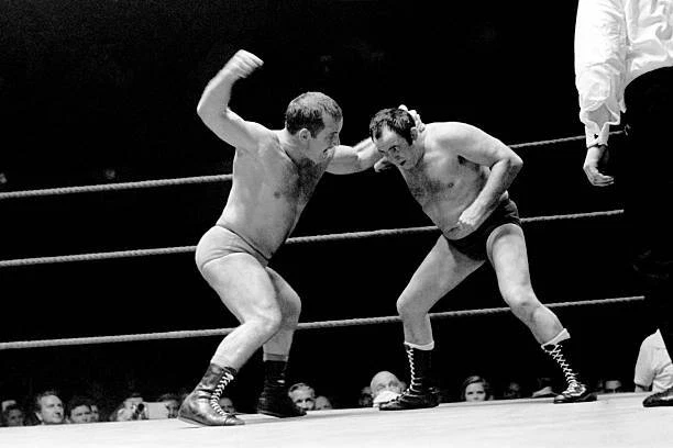 PRO WRESTLING ICONS Gilbert Cesca Vs Mick Mcmanus 1968 Old Photo $9.00 ...