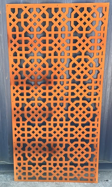 DECORATIVE GARDEN METAL Fence Screen 'Outback' Lasered, 2000x2250 ...