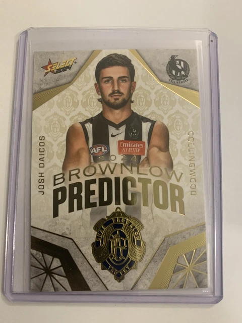 2024 SELECT AFL Footy Stars JOSH DAICOS Brownlow Predictor /315 #BPG20 ...
