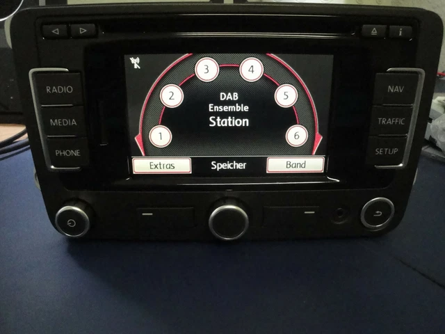 VW RNS 315 DAB+ NAVIGATIONSSYSTEM NAVI 3C0035279M mit Karte V11 ...