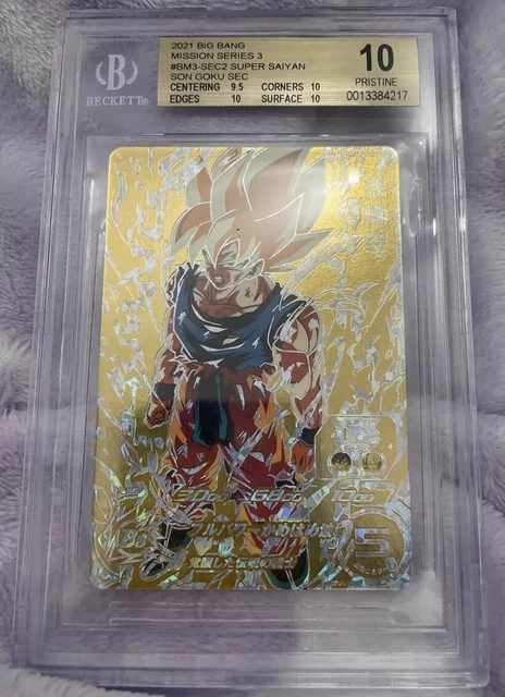 SS3 SON GOKU bm3-sec2 bgs 10 dragon ball super heroes card game psa 10 sec cgc £145.00 - PicClick UK