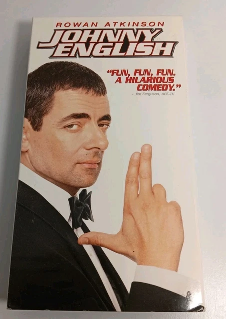 JOHNNY ENGLISH (TESTED VHS/2004) Rowan Atkinson, Spy Top Secret Mission ...