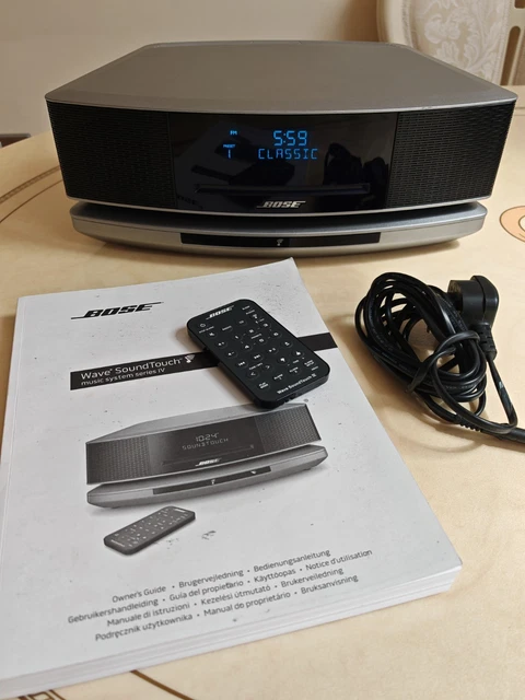 BOSE WAVE IV SoundTouch Titanium Silver FM DAB CD Tap OnOff WiFi ...