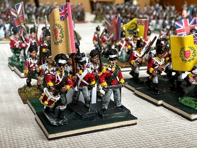 LARGE LOT - 15mm Napoleonic painted British, French and Portuguese ...