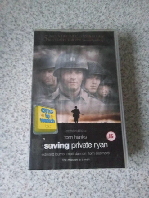SAVING PRIVATE RYAN Big Box Ex Rental Uk Pal Vhs Matt Damon Tom Hanks ...