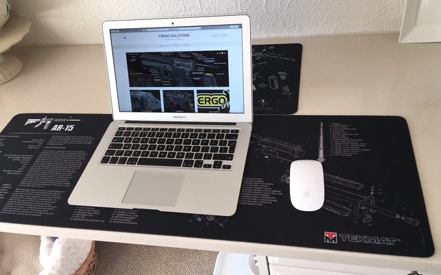 WW2 GUN M1 Carbine Rifle & 1911 Pistol Computer Gamers Xl Large Mouse ...