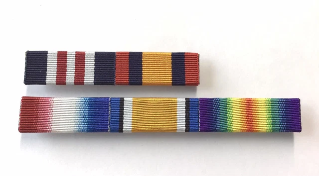 MILITARY MEDAL-BOAR WAR-WW1 Star-British War Medal-Victory Medal Ribbon ...