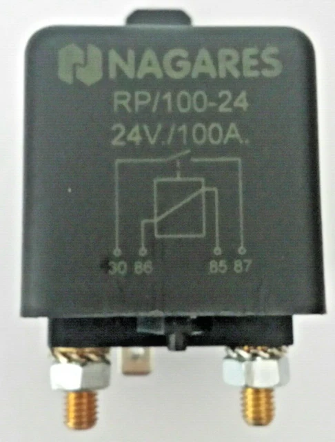 NAGARES 24 VOLT 100 Amp Relais. Hochleistungs-Trennrelais EUR 23,73 ...