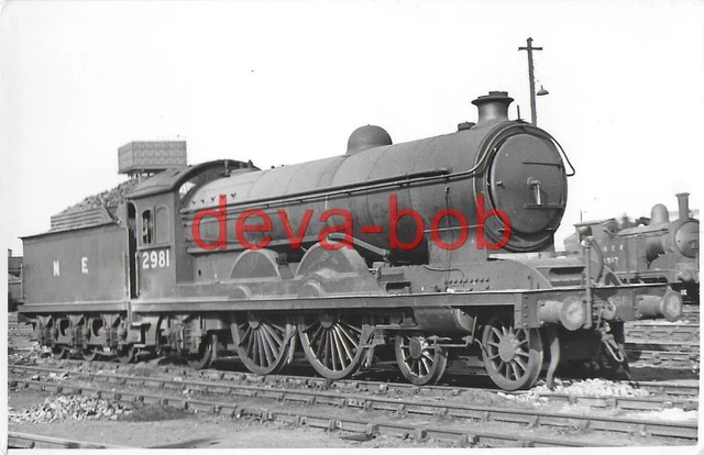 RAILWAY PHOTO LNER C7 2981 Darlington Shed 1947 NER Raven Z Atlantic ...