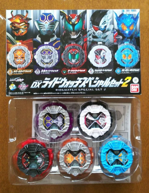BANDAI KAMEN MASKED Rider Zi-O DX Ride Watch Special Set Vol.2 Japón ...