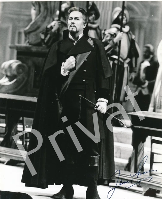 PHOTO AUTOGRAPHE JAMES Morris Dédicacé 100% Original Opéra M1.10 EUR 60 ...