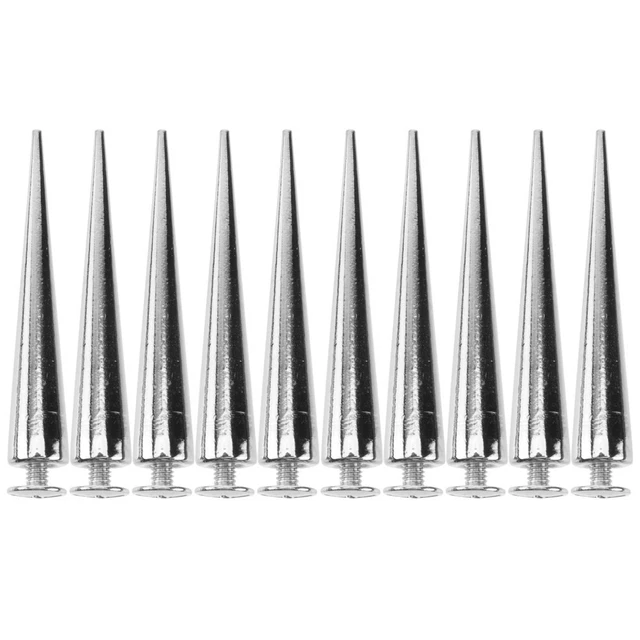 10PCS PUNK LARGE Spikes Metal Rivets DIY Cone Studs DIY Cone Studs $21. ...