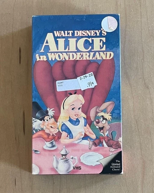 ALICE IN WONDERLAND (1951) Slipcase VHS Walt Disney Home Video Animation Fantasy £46.43 ...