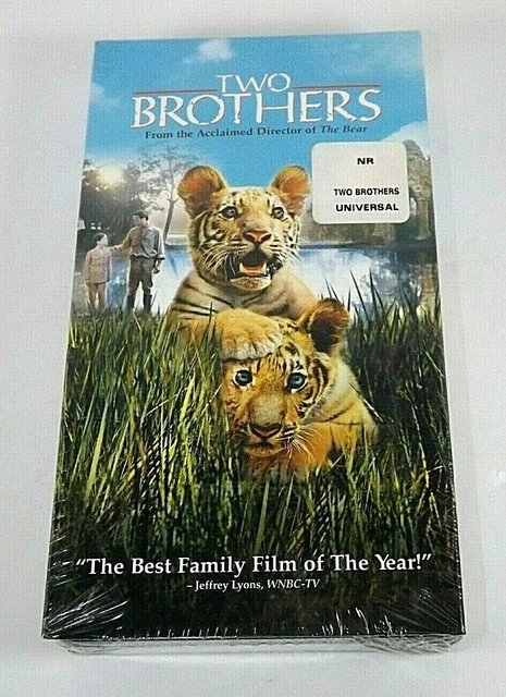 TWO BROTHERS VHS Tiger Animal Drama Family Film Movie Universal New ...
