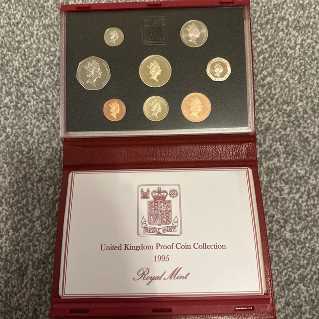 ROYAL MINT 1995 Proof Coin Set United Kingdom £10.80 - PicClick UK