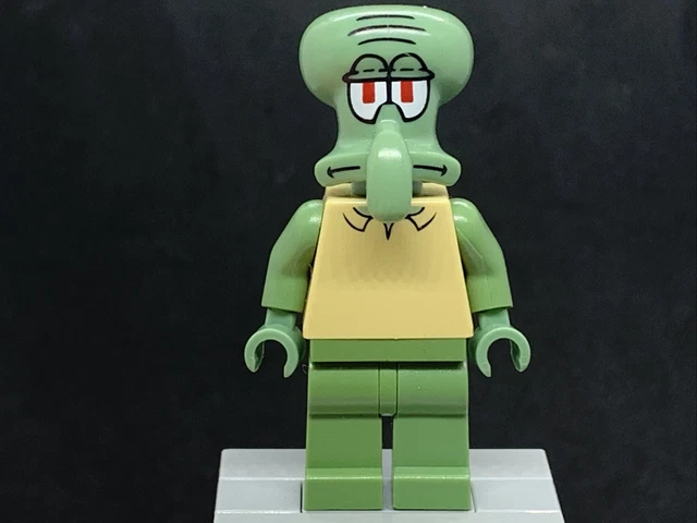 LEGO SQUIDWARD MODIFIED Head Minifigure SpongeBob SquarePants bob020 ...