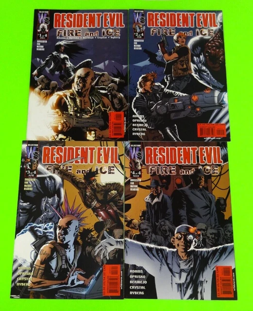 RESIDENT EVIL FIRE and Ice #1-4 Complete Set NM High Grade Wildstorm ...