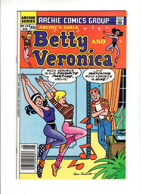 ARCHIE'S GIRLS BETTY and Veronica #343A (1986) $15.75 - PicClick CA