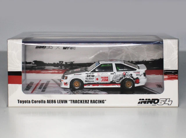 INNO 1/64 COROLLA Levin Ae86 Trackers Racing £101.56 - PicClick UK
