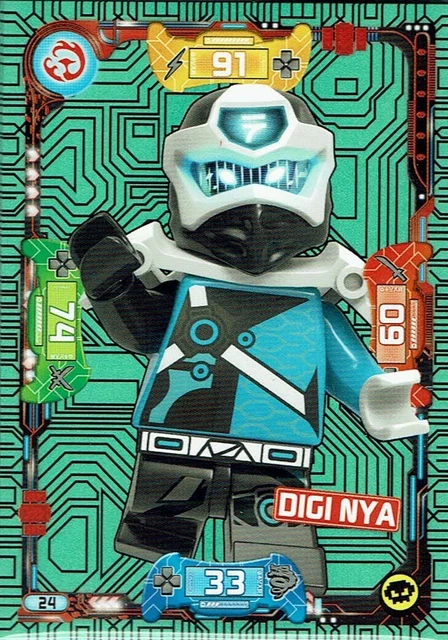 LEGO NINJAGO SERIE 5 TCG Figurine Mappa No. 24 Digi Nya EUR 1,00 ...