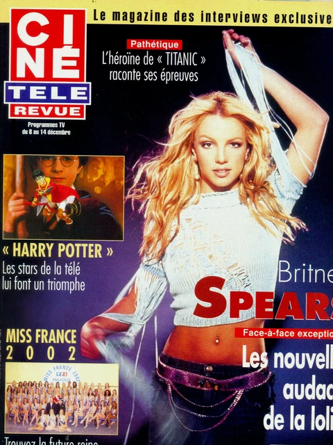 CINEMA MAGAZINE BRITNEY Spears_Kate Winslet_Charles Aznavour_Jodie Foster 2001 ©Tbc £6.87 ...