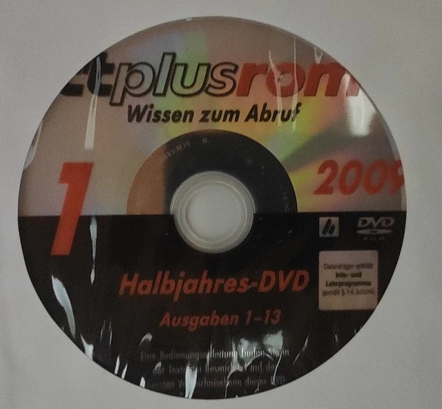ORIGINAL C`T PLUS rom Jahres Archiv ct 2009 Wissen auf Abruf ctrom 1x ...