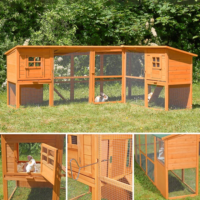 RABBIT STABLE CHICKEN coop rabbit stable outdoor enclosures free ...